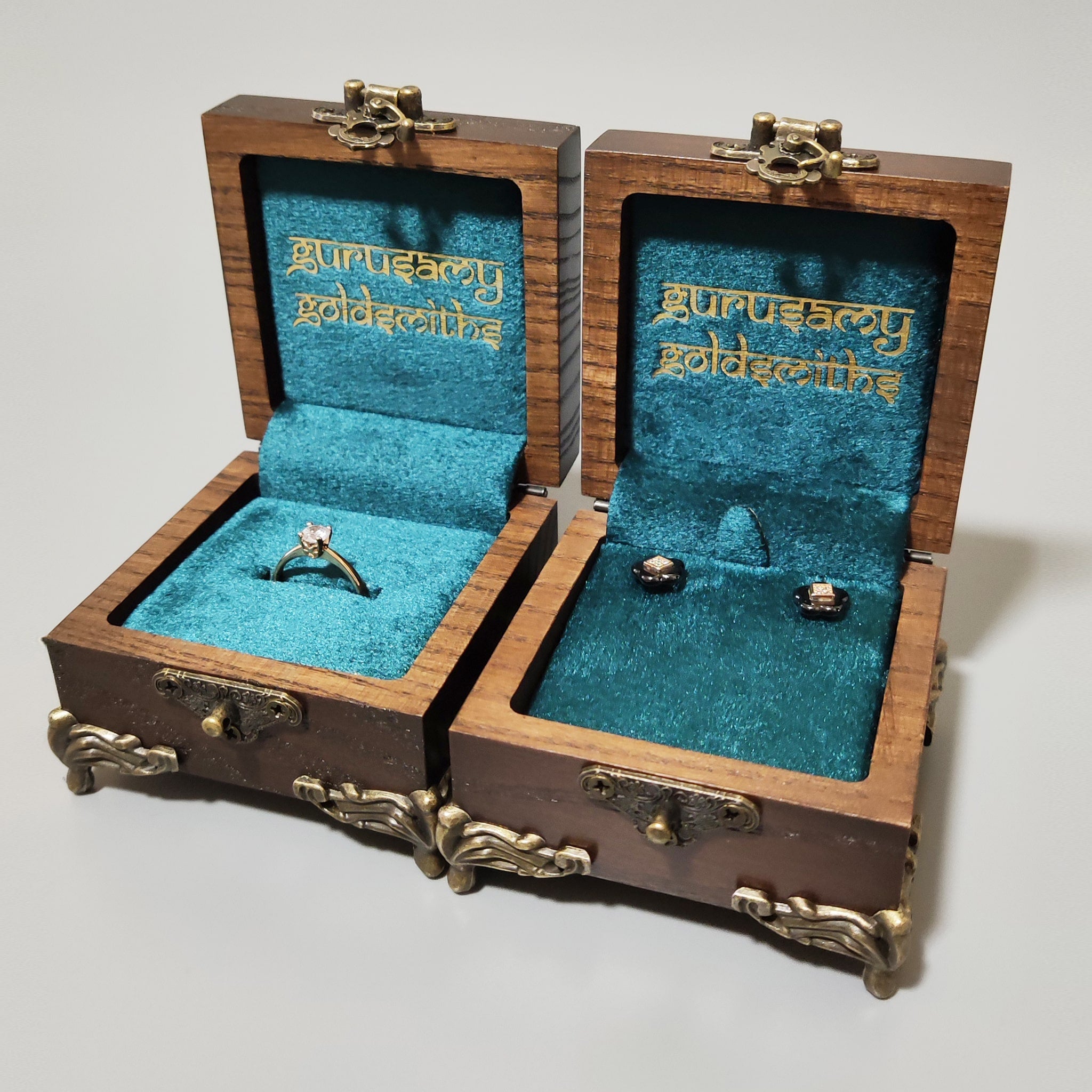 Luxury Jewelry Ring Boxes for Weddings | Premium Wedding Ring Holders